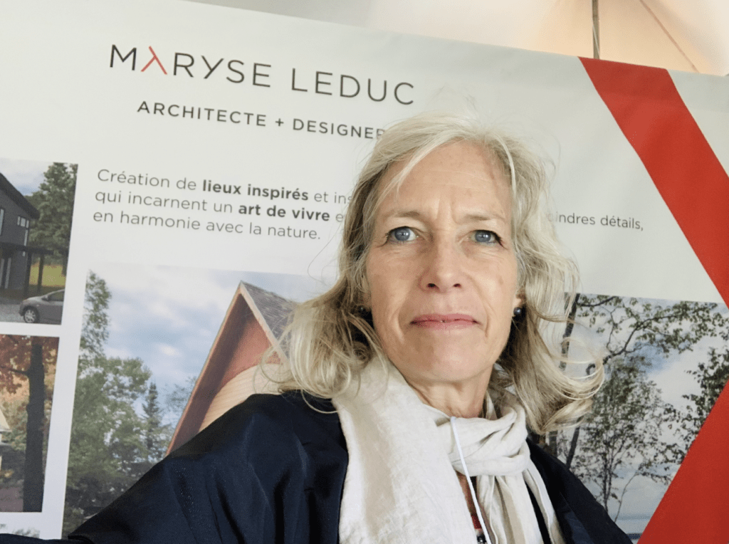 Maryse Leduc at the Ecosphere 2022 Fair - Maryse Leduc Architecture