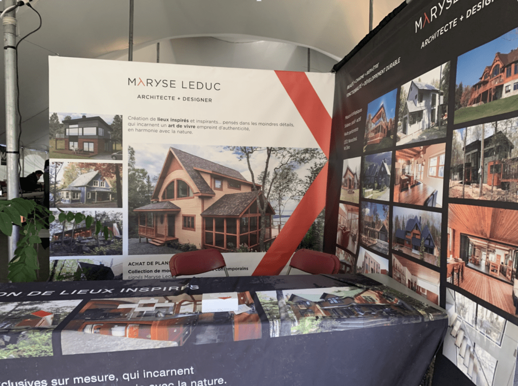 Maryse Leduc at the Ecosphere 2022 Fair - Maryse Leduc Architecture